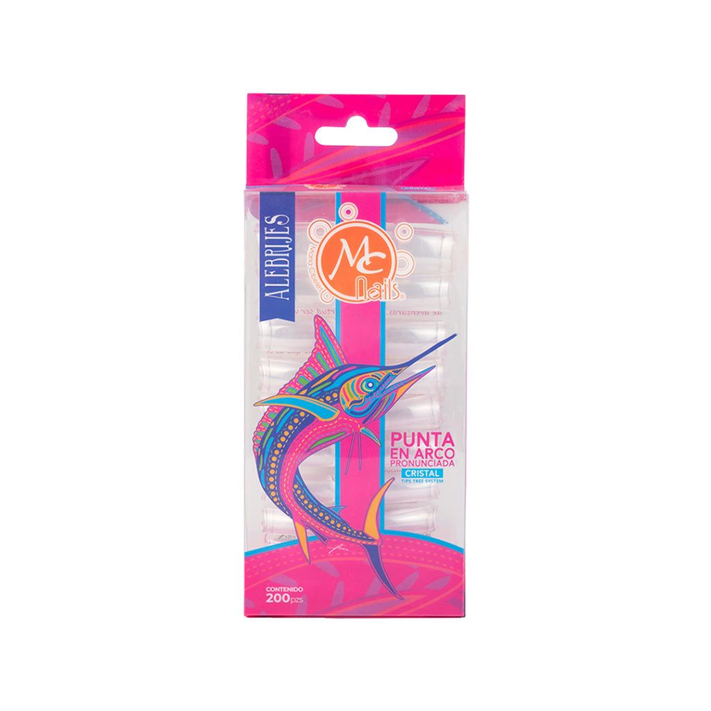 MC Nails Tips 200 pz cristal – Mc Nails Perú